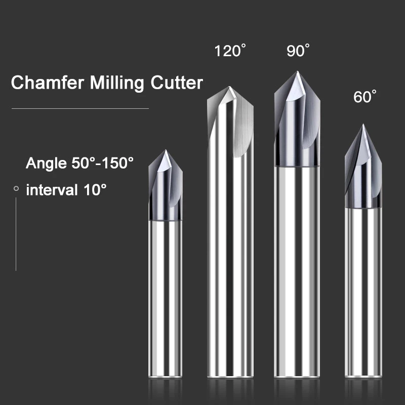Chamfer Milling Cutter Carbide Corner Countersink Chamfering End Mill ...