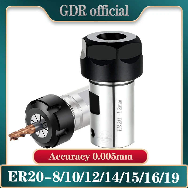 ER20-collet-Chuck-Spindle-Motor-Shaft-Extension-Rod-Spindle-Chuck-Lathe ...