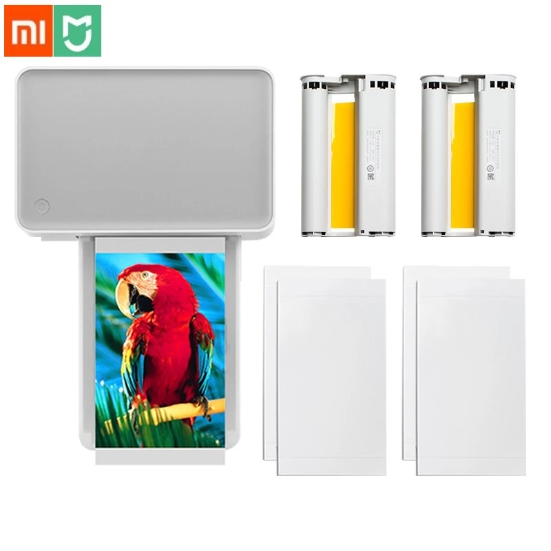 Xiaomi Mijia Mi Photo Printer 6-inch Heat Sublimation Finely Restore ...