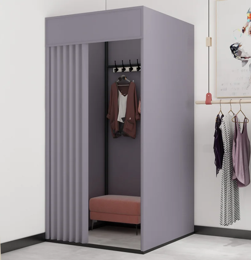 Temporary mobile fitting room, portable foldable simple dressing room ...