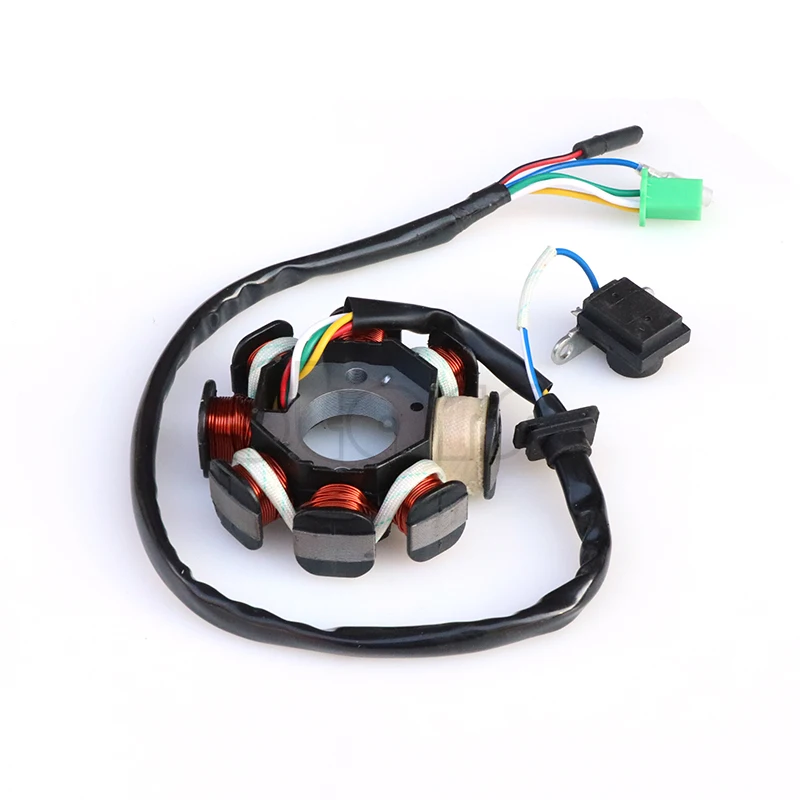 8-Poles-Coil-Magnetic-ignition-stator-Generator-for-125cc-150cc-GY6 ...