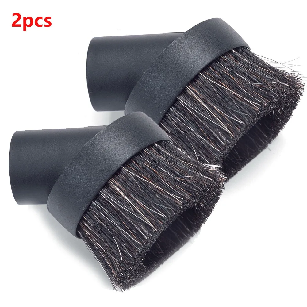 2pcs Round Horsehair Brush Tool Vacuum Cleaner Parts Mixed Horse Hair ...