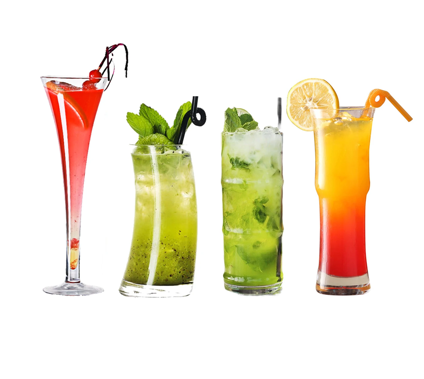 Lead Free Creative Glass Crystal Highball Glass Barware Collins Tumbler ...