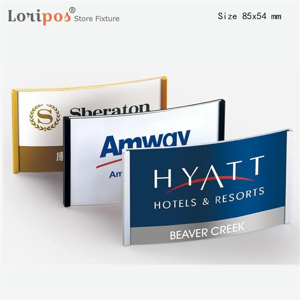 Chest Card Exhibition Office Staff Id Name Badge Holder Plate Business ...