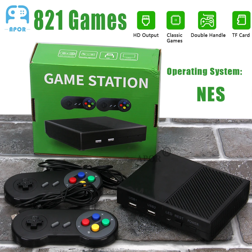 RS-95-HD-Video-Game-Console-HDMI-Compatible-Built-in-821-Classic-Retro ...