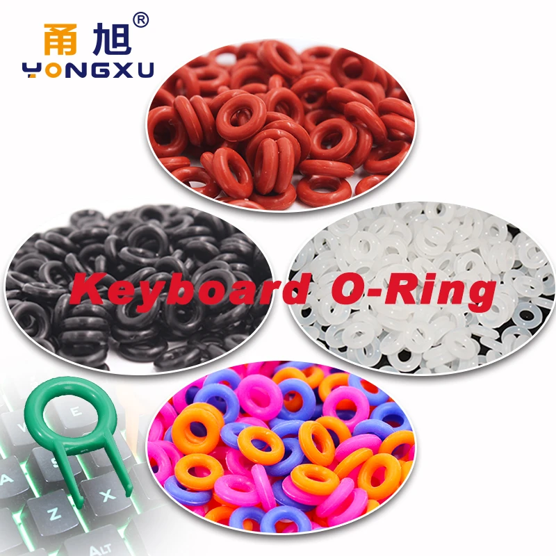 125Pcs Keyboard o ring Keycaps Silicone rubber ORing Switch Sound ...