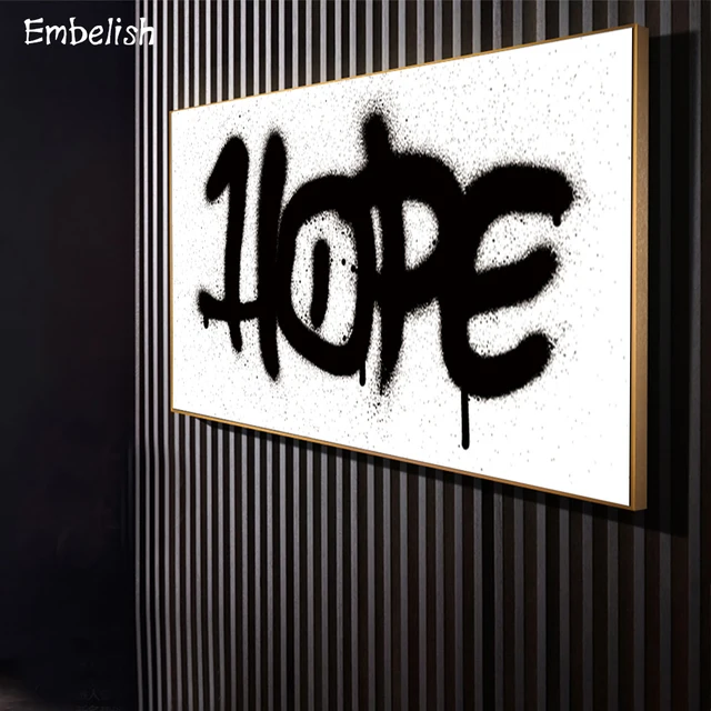 Hope In Graffiti Letters