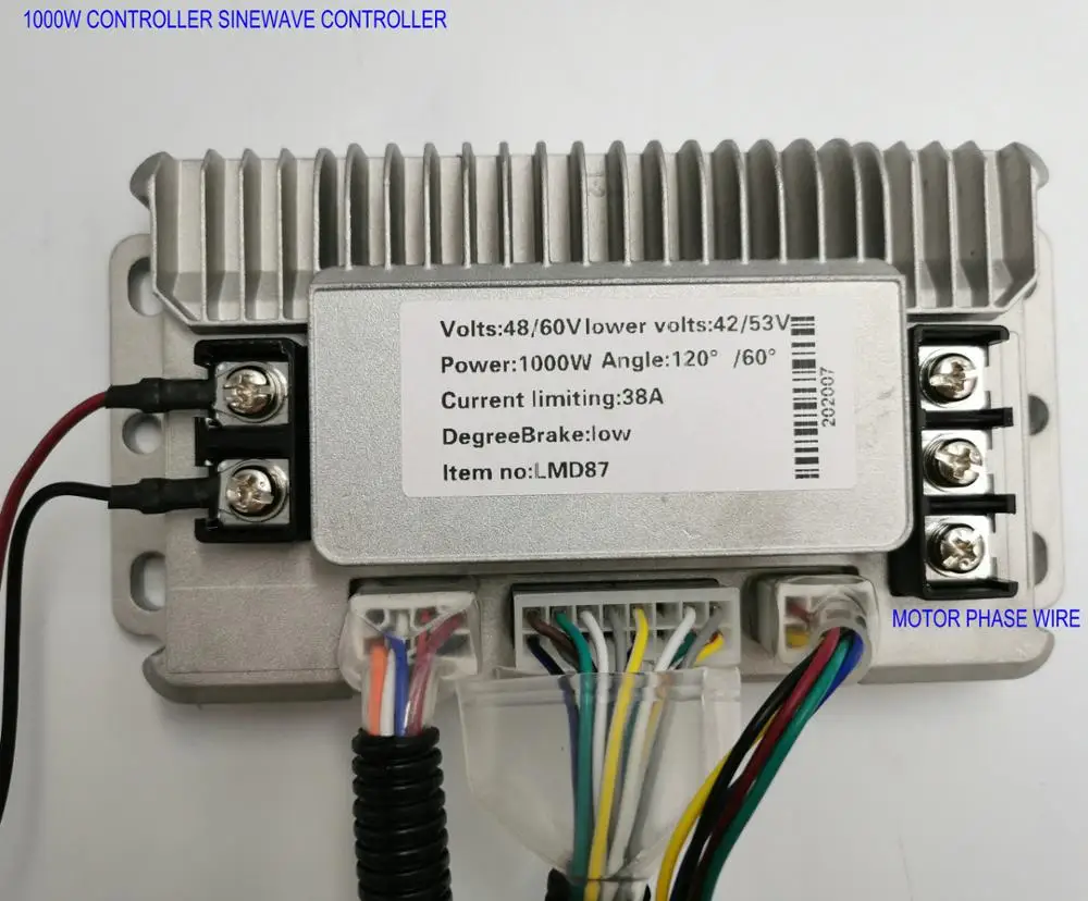 SINEWAVE Squarewave BLDC Controller 36v48v60v72v1000w1200w with Cast ...