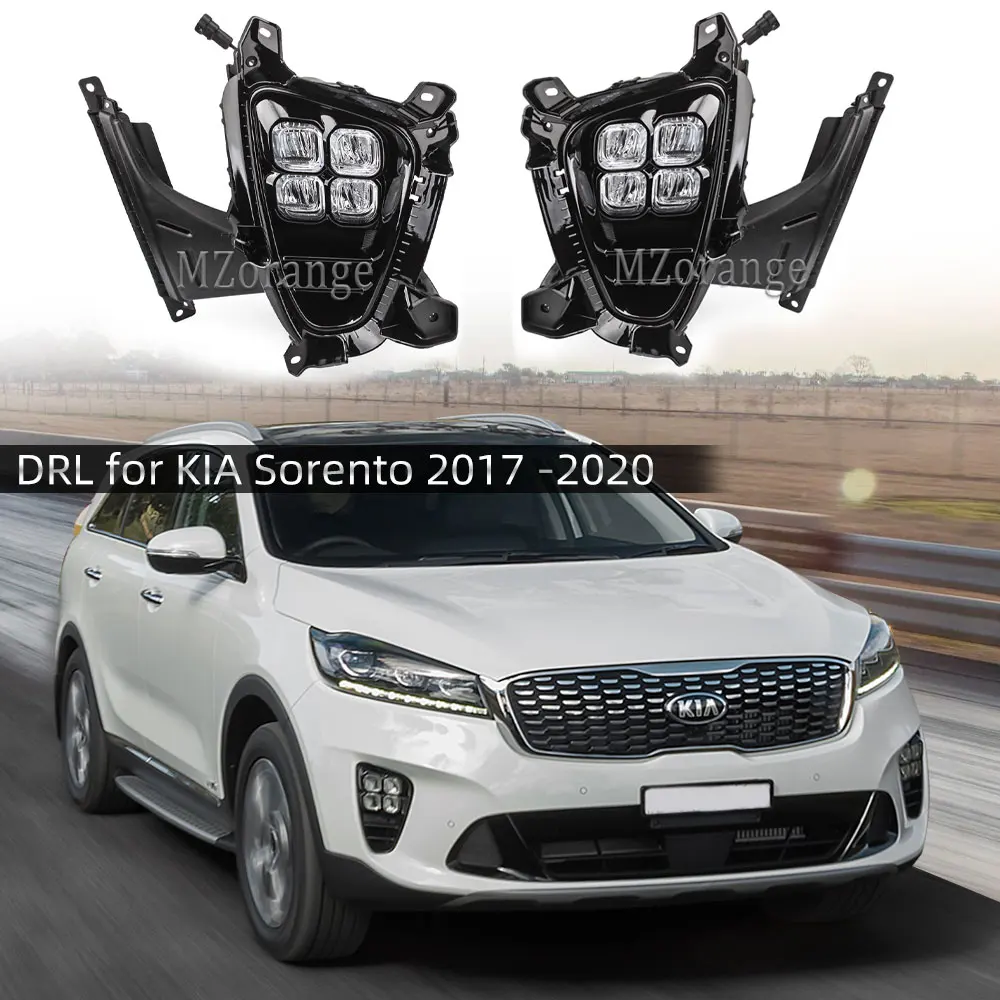 LED FogLights DRL for KIA Sorento Prime 2018 2019 2020 Daytime Running ...