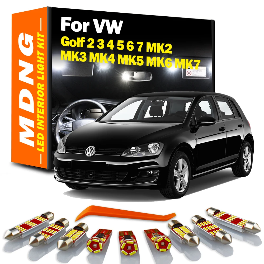 LED-Interior-Map-Dome-Trunk-Door-Plate-Foot-Sun-Visor-Light-Kit-For-VW ...