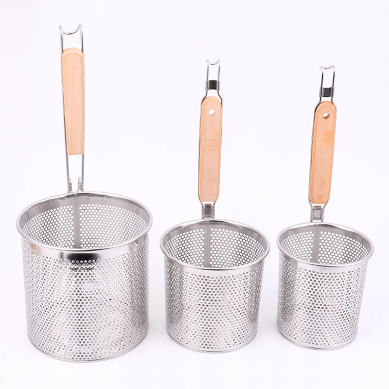 CAKEHOUD New Kitchen Stainless Steel Colander Food Sieve Noodle ...