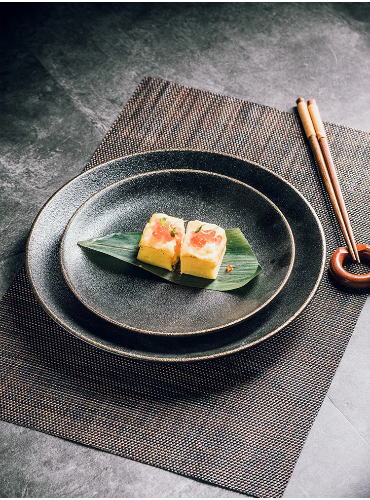 Assiette,Assiette de Restaurant en céramique Simple, assiette de ...