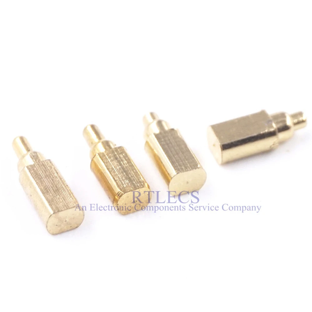 100pcs Cut Tape Spring Load Pogo Pin 4.5 mm Height Diameter 2.0 mm ...