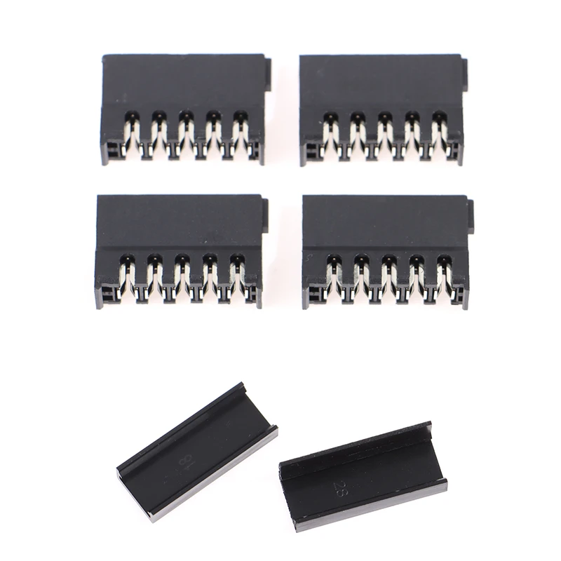 10pcs/lot Black IDE HDD Sata Power Connector Puncture With Copper Core ...