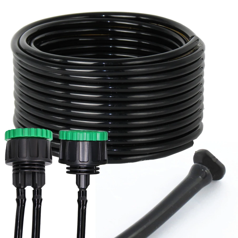 5-100m Garden Watering Set 1/4 Inch Hose Drip Irrigation System Kit New ...