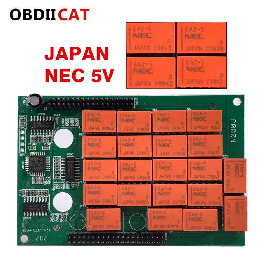 High Quality Red Nec Relay Pcb Board Only For Plus Diagnostic Tool Nec ...
