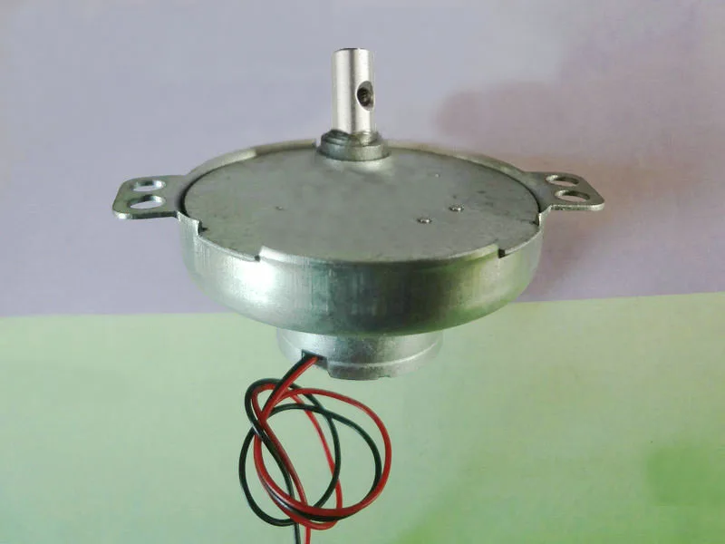 CHANCS JS 530 Motor eléctrico 2RPM 6V eje plano doble DC alto par ...