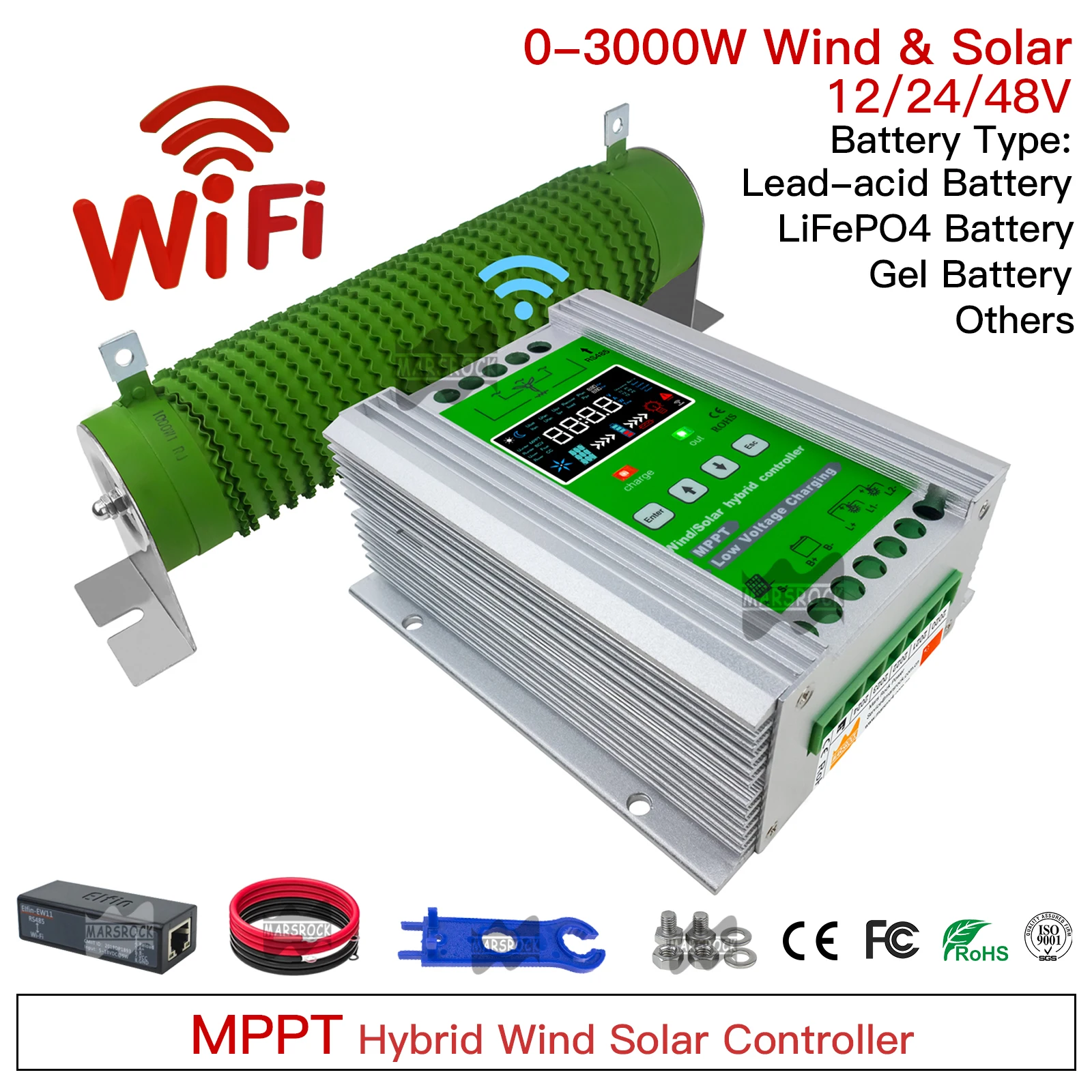 600-3000W-Hybrid-Solar-Wind-Charge-Controller-Power-System-MPPT-Solar ...