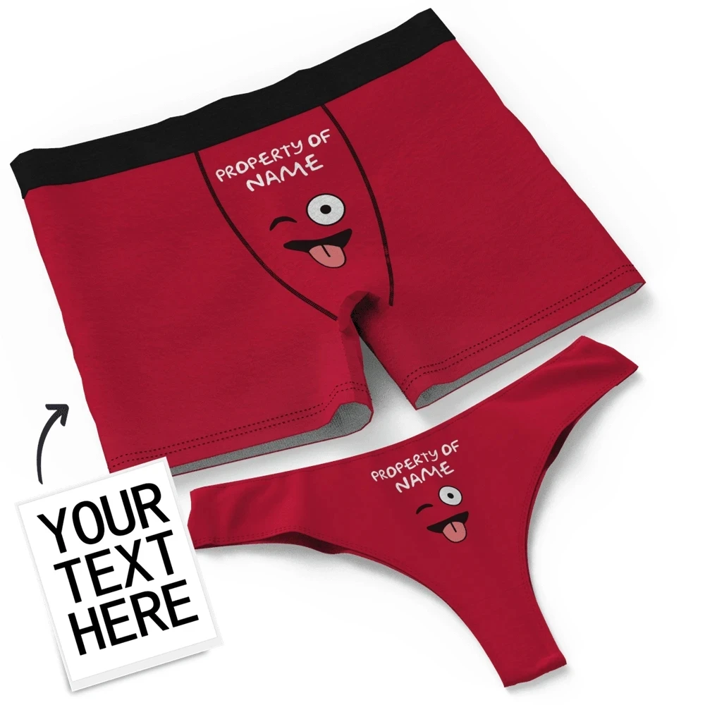 Juego de ropa interior personalizado para parejas, juego de ropa ...