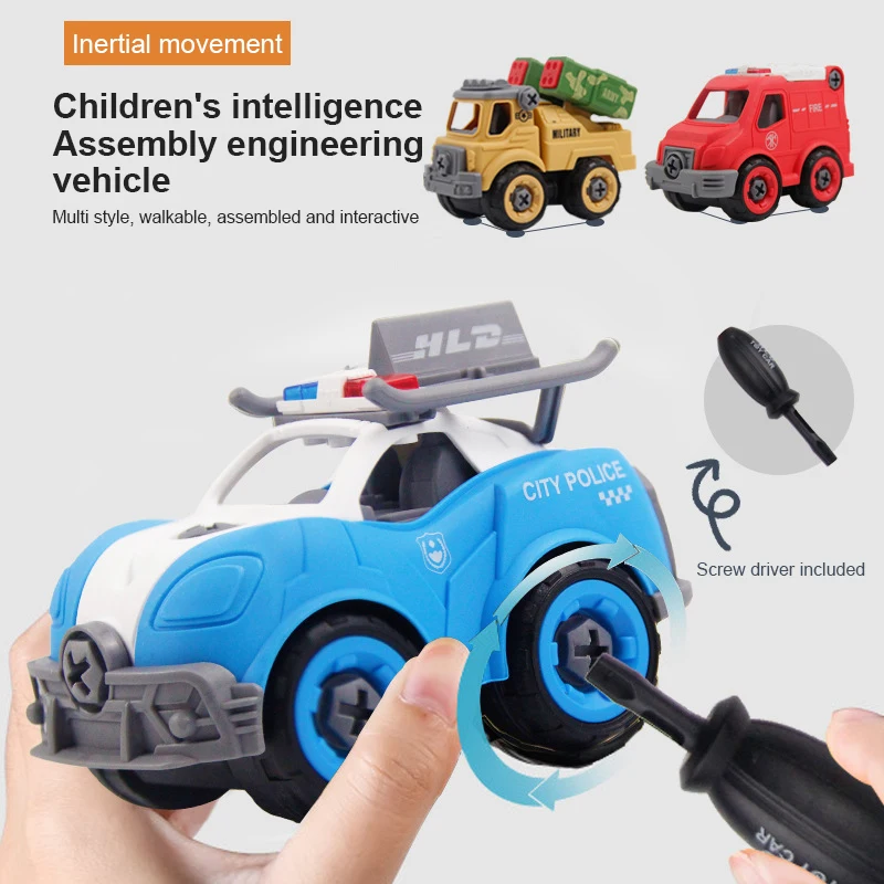 New-Children-s-Disassembly-And-Assembly-Engineering-Sanitation-Toy-Car ...