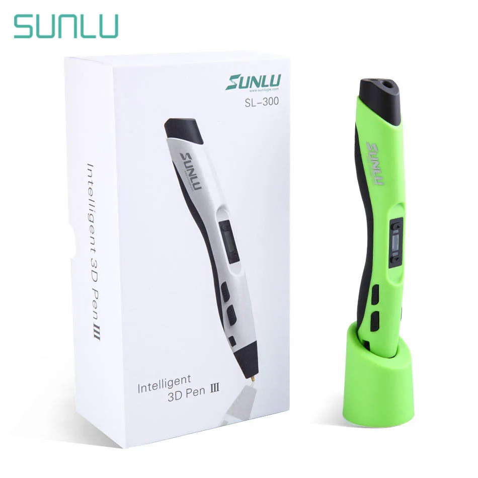 Bolígrafo de impresión 3D de SL 300, bolígrafo de dibujo con filamento, pantalla LED, 1,75mm ...