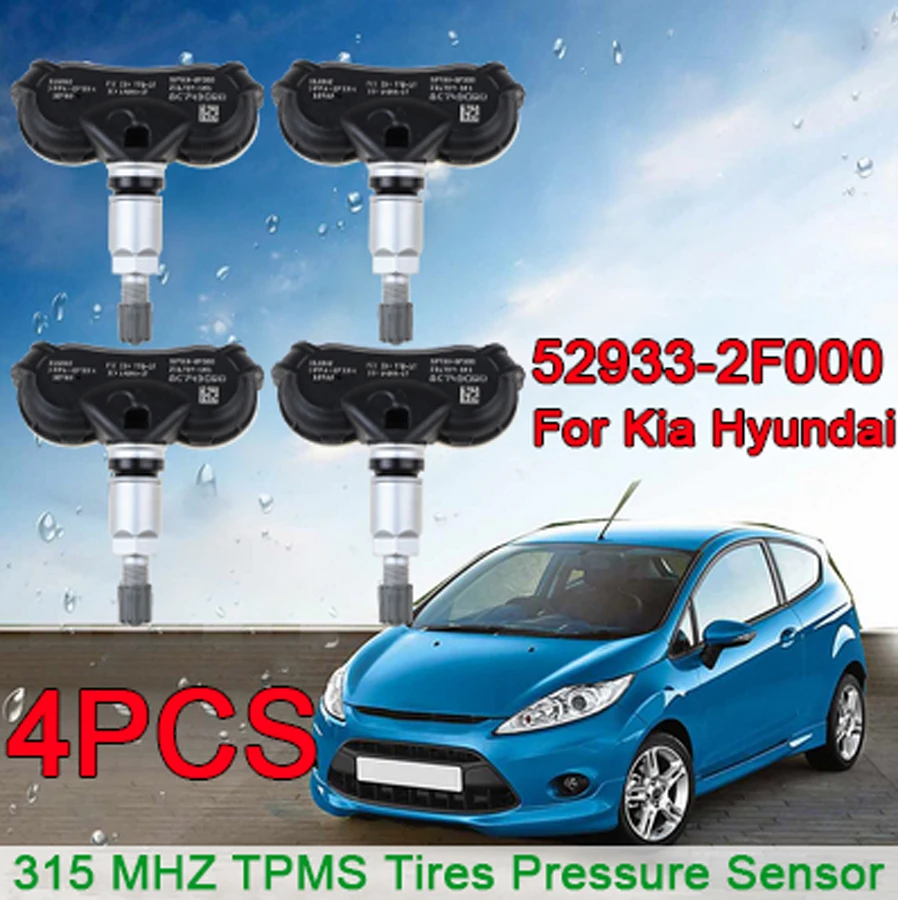 4PCS-Tire-Pressure-Sensor-TPMS-For-Hyundai-Accent-Tucson-Sonata-Kia-Rio ...