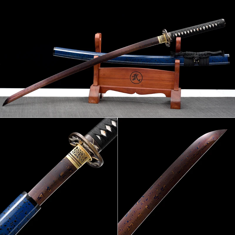 Whole Tang, Katana, Hand-forged, Sharp, Jungle Sword, High Toughness ...
