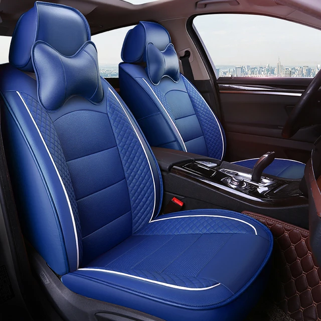 Custom Car Interior Blue