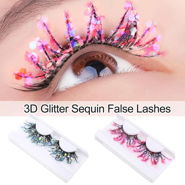 False Eyelashes Glitter
