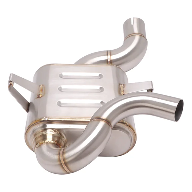 Slip On For Benelli 502C 502 Motorcycle Catalyst Delete Mid Link Pipe ...