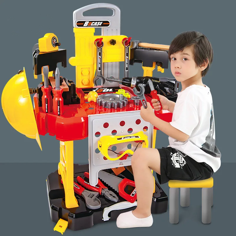 New Children's Repair Toolbox Boy Repair Table Puzzle Disassembly Play ...