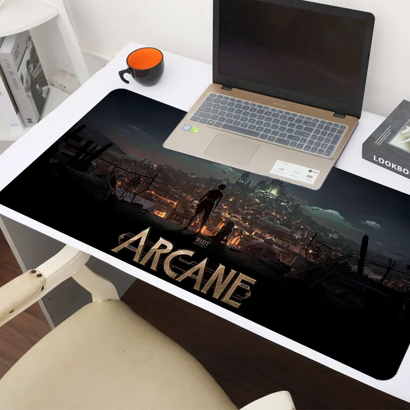 Arcane Mouse Pad Gamer Mousepad สำหรับเล่นเกมขนาดใหญ่ Anime League Of ...
