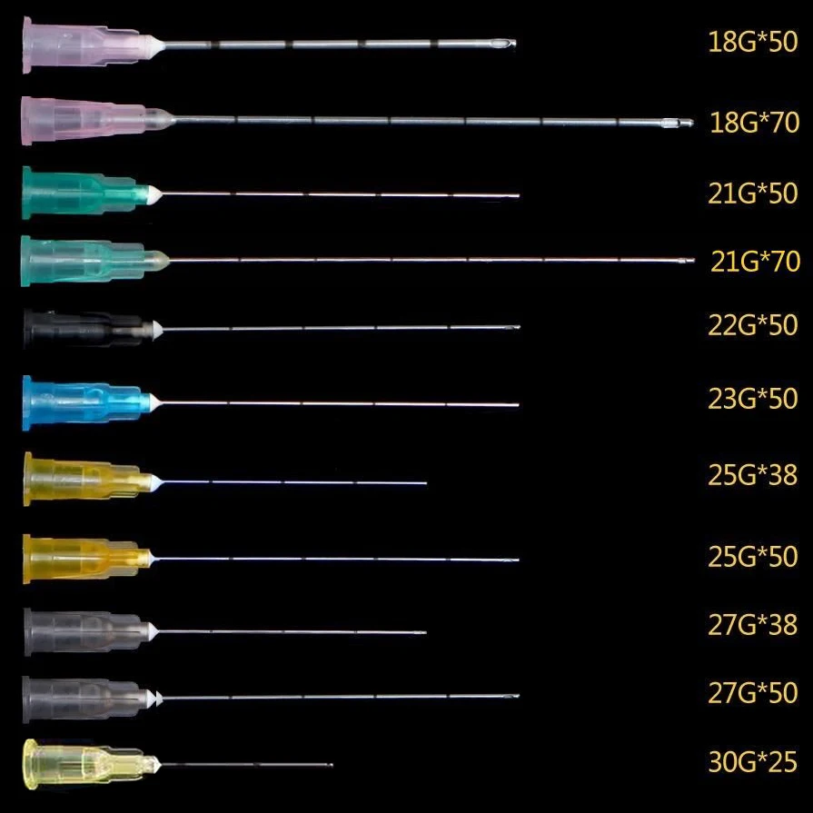 Free Shipping 18G 21G 22G 23G 25G 27G 30G Plain Ends Notched Endo Blunt ...