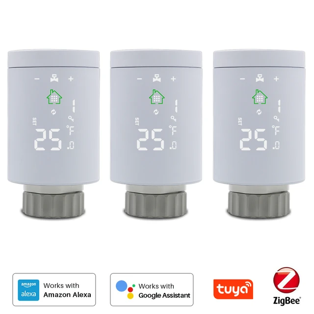 Smart Radiator Actuator Programmable Thermostatic Radiator Valve ...