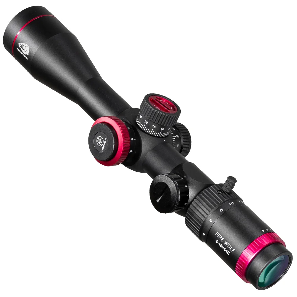FIRE WOLF 4X32 AOE Rifle Scope with Red Green Illuminated Cross Hunting ...