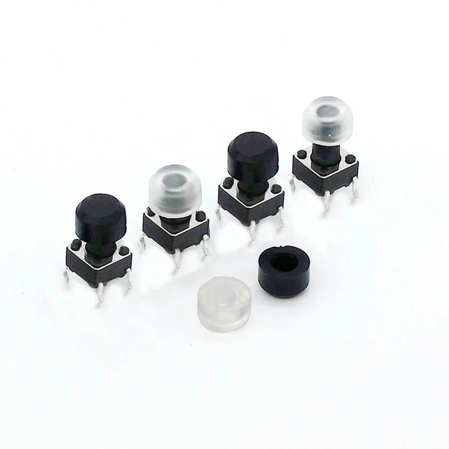 20pcs-Transparent-Switch-Cap-for-6-6mm-Tact-Switch-for-6x6mm-Micro-Push ...