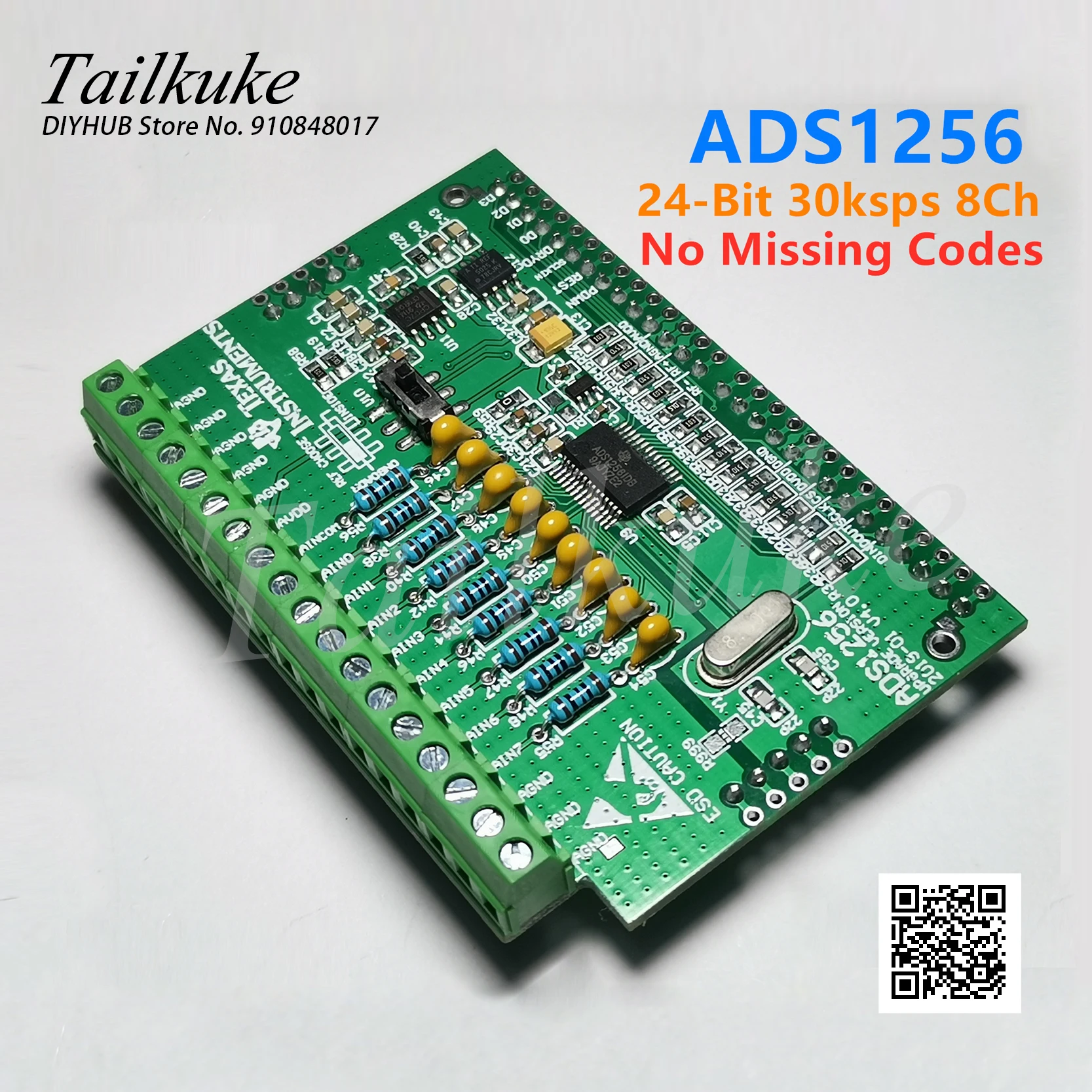 ADS1256-Module-24-bit-ADC-AD-Module-High-Precision-Thermocouple ...