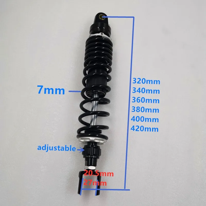 1 pcs 360mm 380mm 400mm 425mm Motorcycle shock absorbers for Honda ...