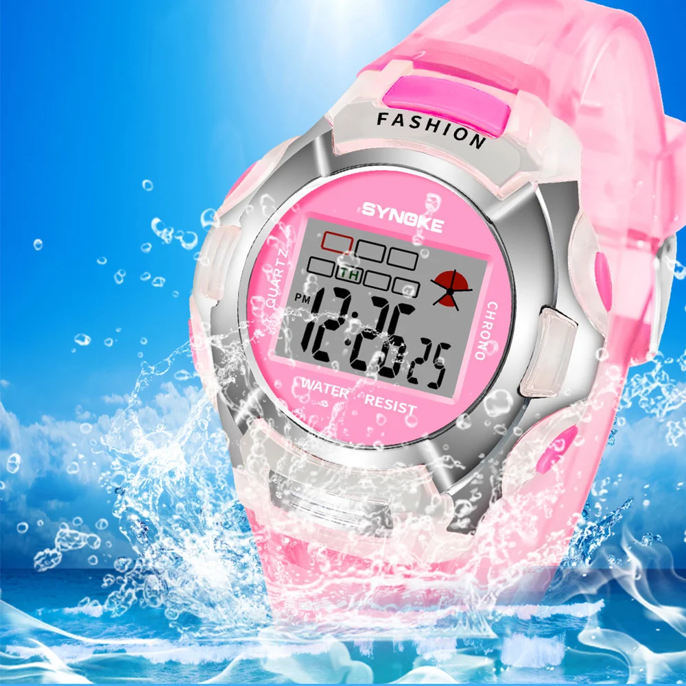 Kids-Watch-Digital-37mm-Small-Size-3Bar-Water-Resistance-Gift-For-Girl ...