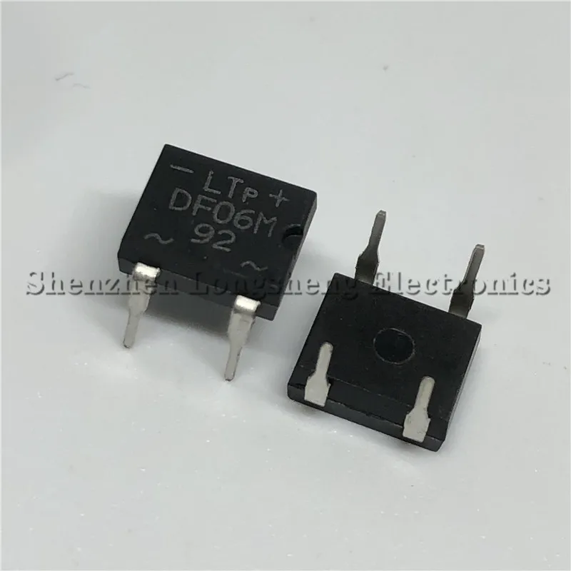 10PCS/LOT NEW DF06M DF06 DIP 4 1A/600V Bridge rectifier bridge New In ...