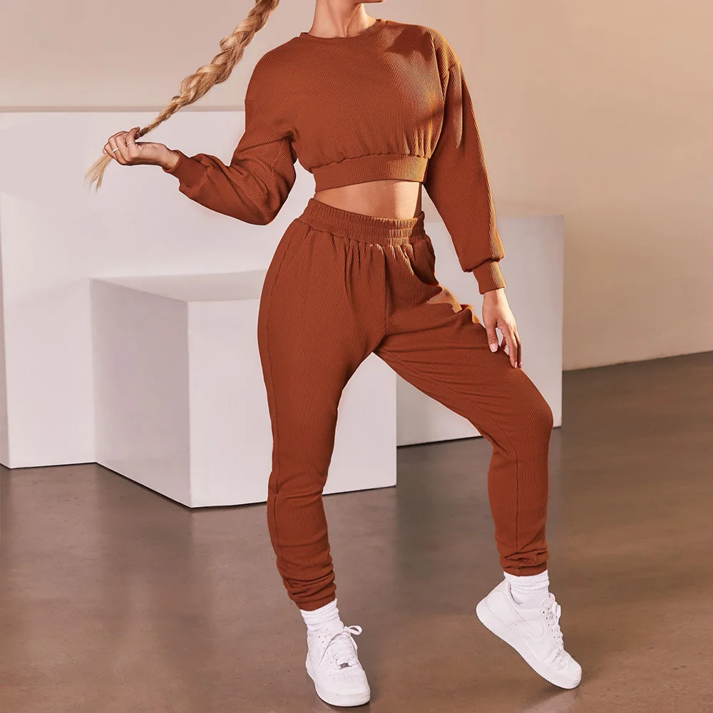 Chándal holgado de 2 piezas para mujer, conjunto de entrenamiento para ...