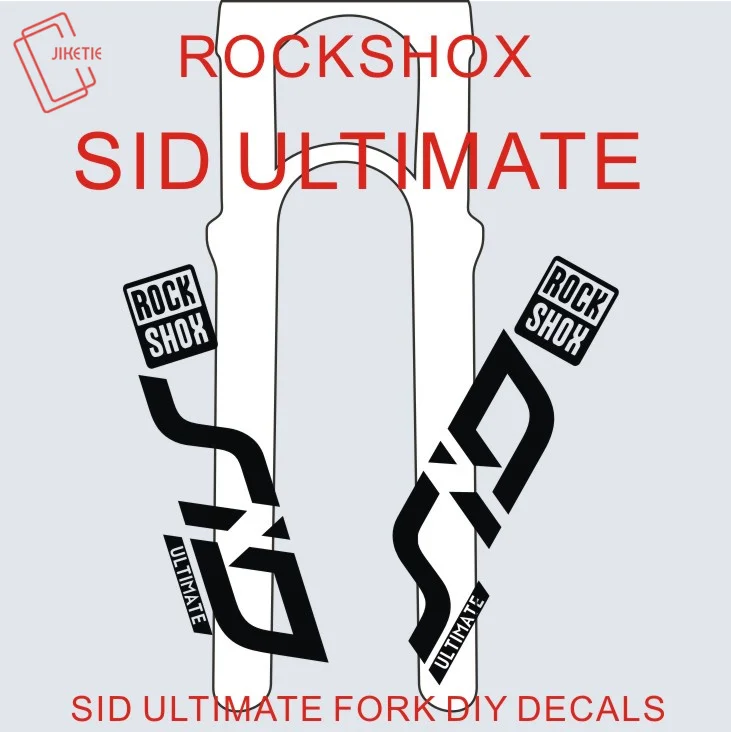 2020 Sid Pike Lyrik Ultimate Rockshox Front Fork Sticker For Bicycle ...