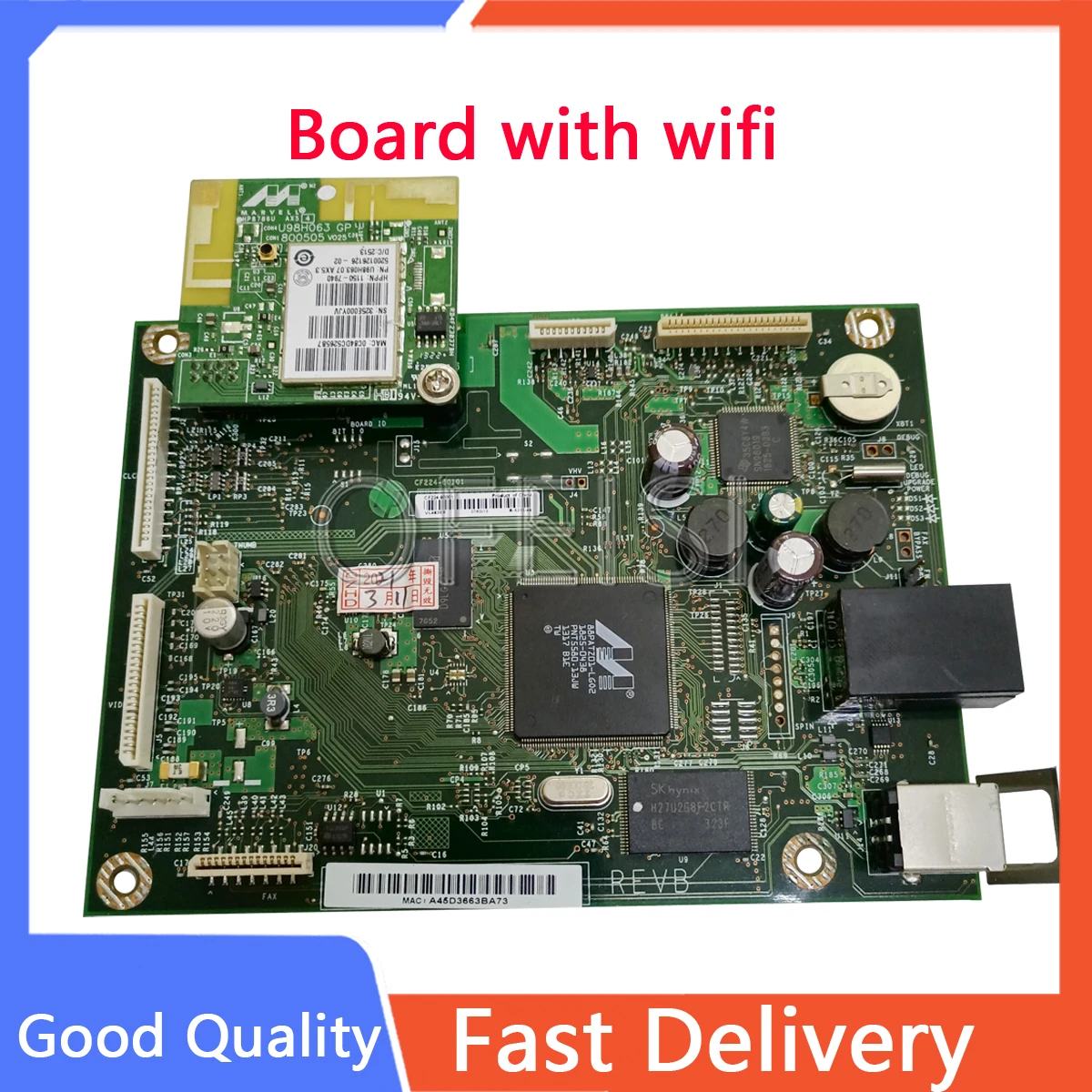 Original-CF224-60001-CF224-80101-Formatter-Board-PCA-Assy-logic-Main ...