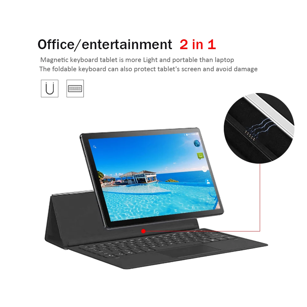 2.4G +5G tablets 11.6 inch tablets android 8.0 8000mAh 10 Deca Core ...