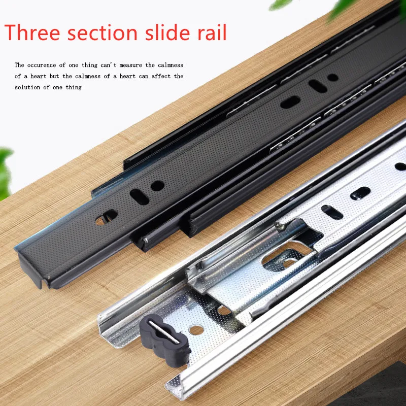8-22-Stainless-Steel-Drawer-Slides-Soft-Close-Drawer-Track-Rail-Sliding ...