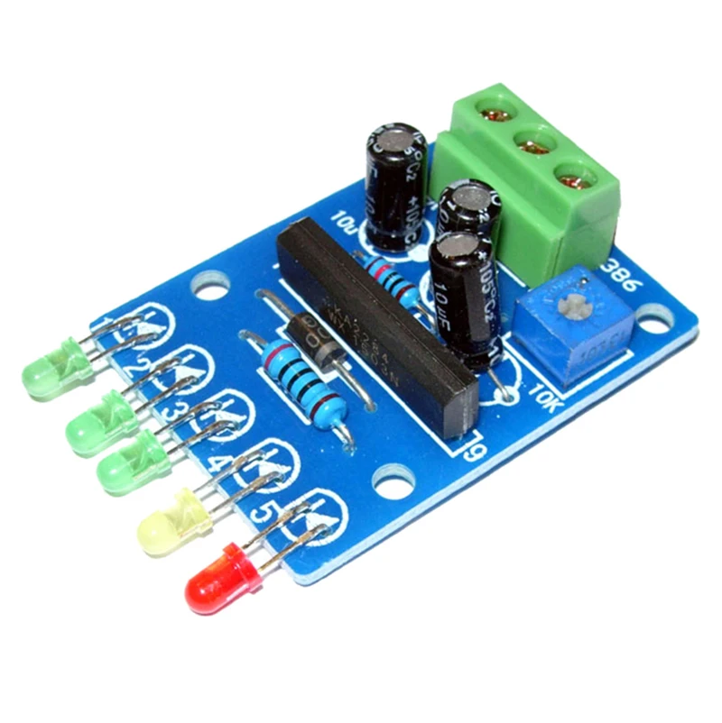 KA2284-Audio-Level-Indicator-VU-Meter-5-LED-Power-Level-Display-Board ...