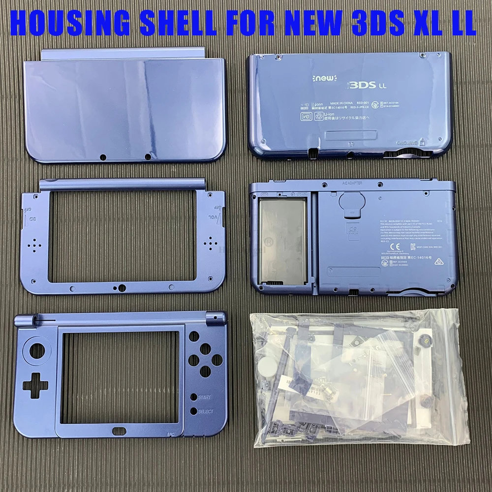 Full Housing Shell Nintendo 3ds | New 3ds Xl Full Shell Replacement ...
