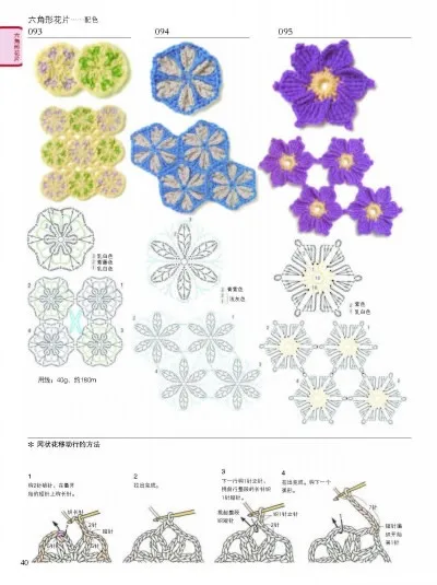 Japanese Flower Crochet Pattern Diagram