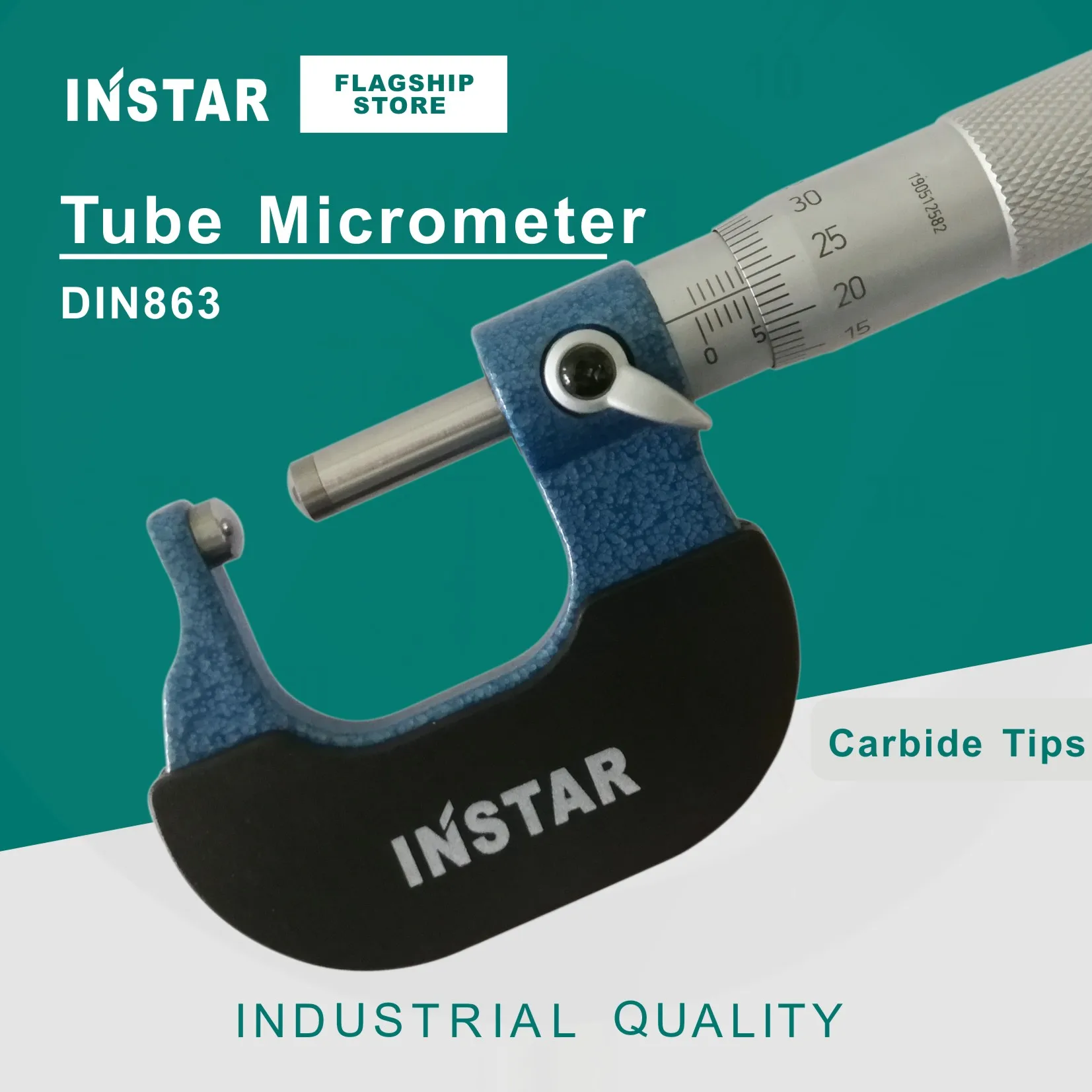 INSTAR-Tube-Micrometer-0-25mm-x-0-01mm-Outside-Micrometer-Industrial ...
