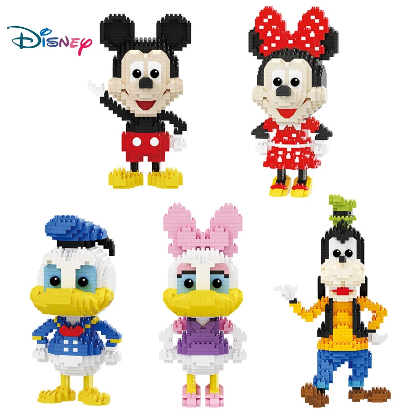 1919pcs+ Disney Mickey Mouse Diamond Building Blocks Minnie Donald Duck ...